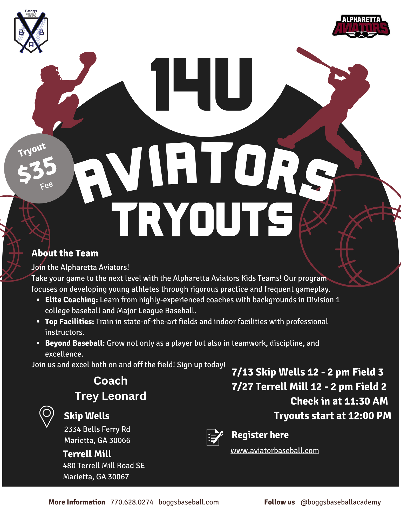 Official Site of the Aviator Baseball/Softball