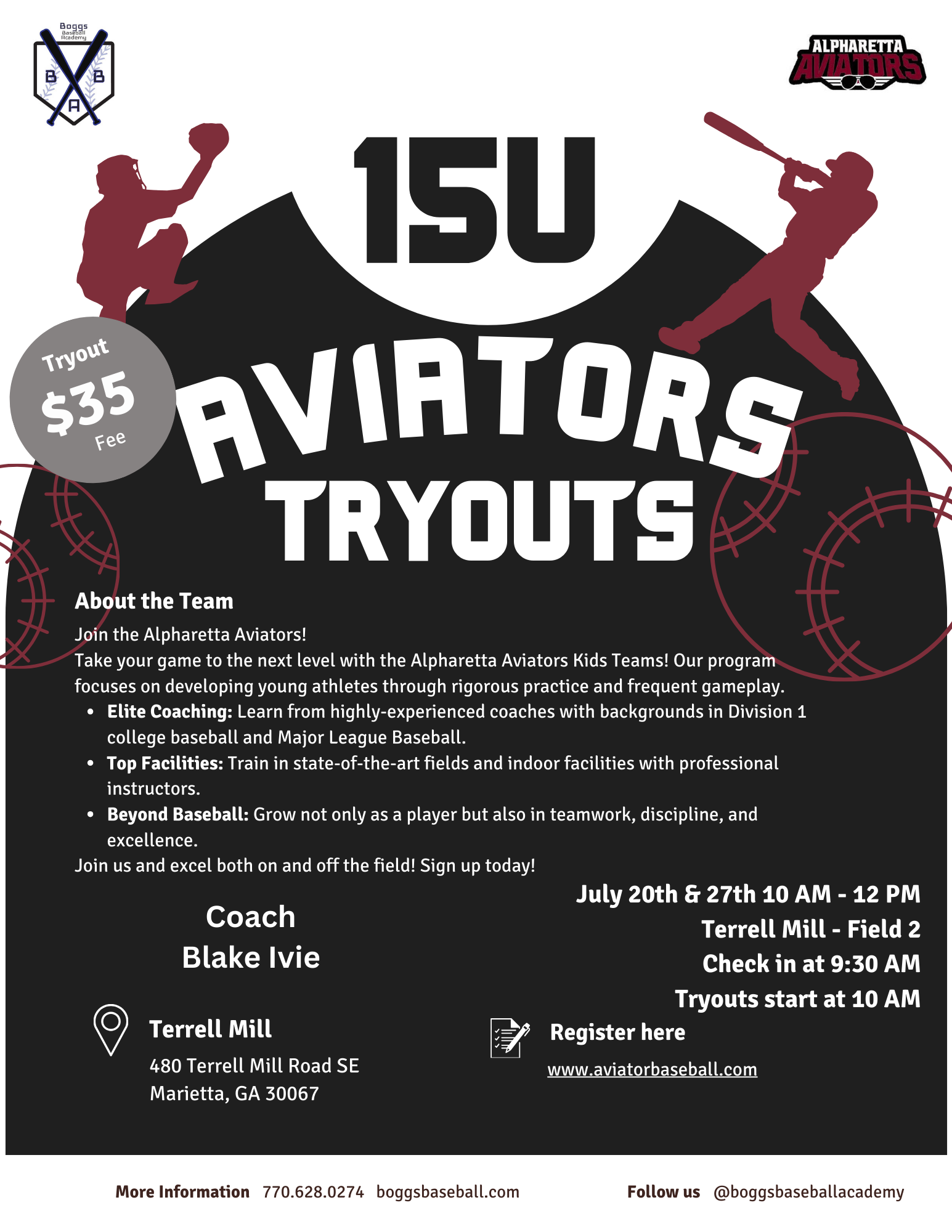 Official Site of the Aviator Baseball/Softball